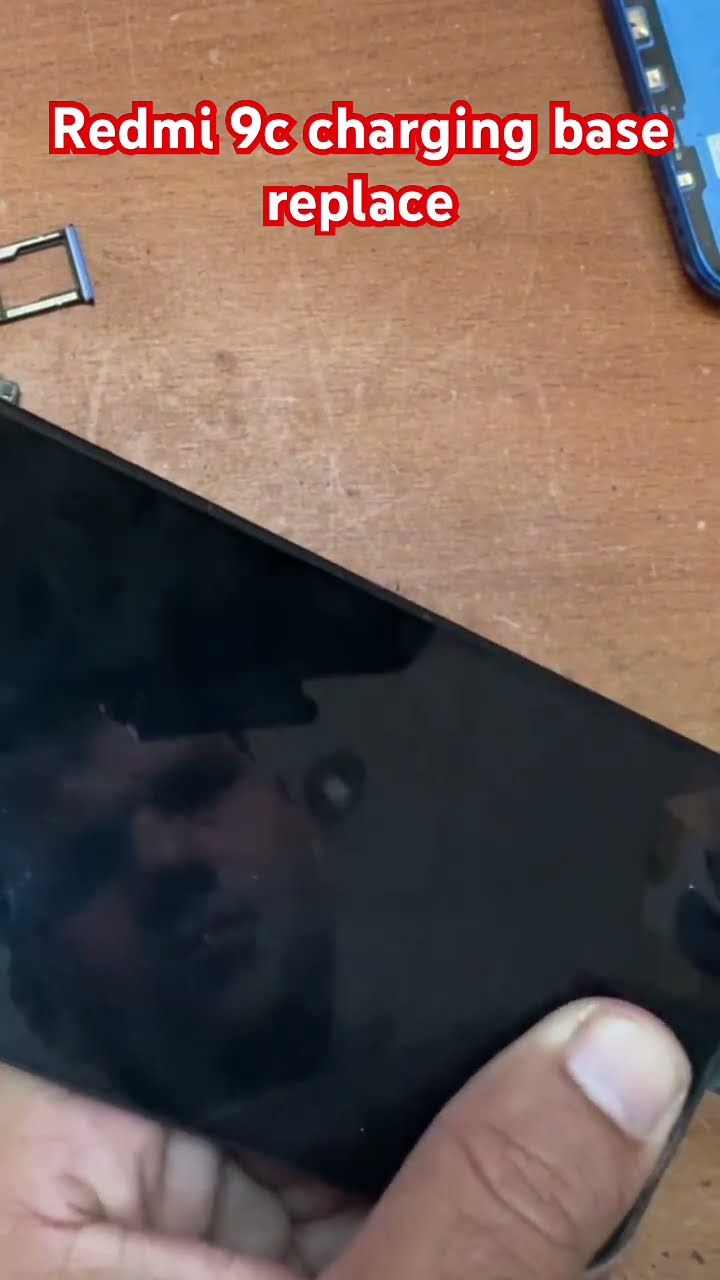 How to change redmi 9c charging base - YouTube