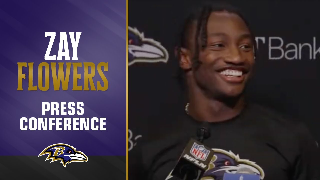 Zay Flowers: 'It Just Takes One Play' | Baltimore Ravens - YouTube