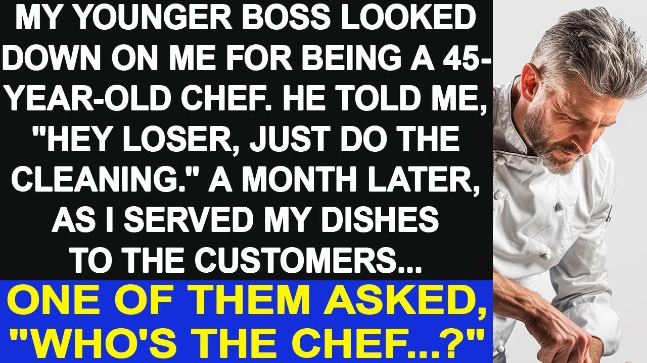 My younger boss said, "Hey loser, do the cleaning." even though I'm a ...