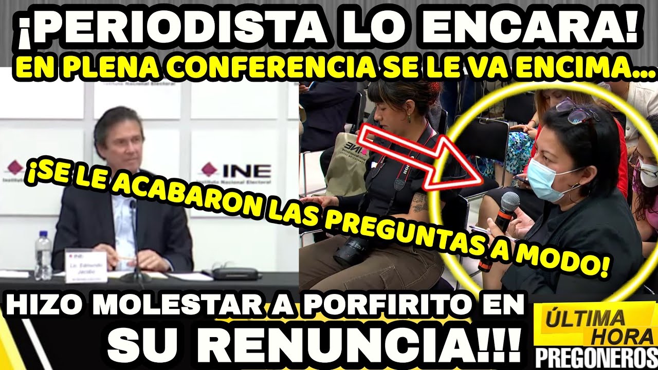¡PERIODISTA LO INCREPA! - YouTube