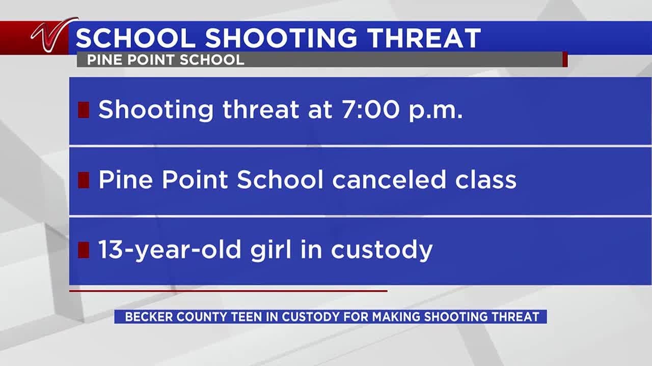 Teen in custody after making threat to Pine Point School - YouTube