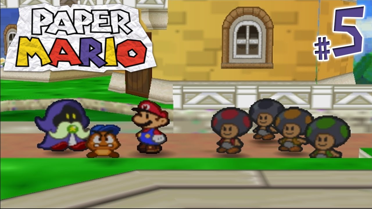 Paper Mario - Gameplay Walkthrough - Part 5 - Commence Action Command ...