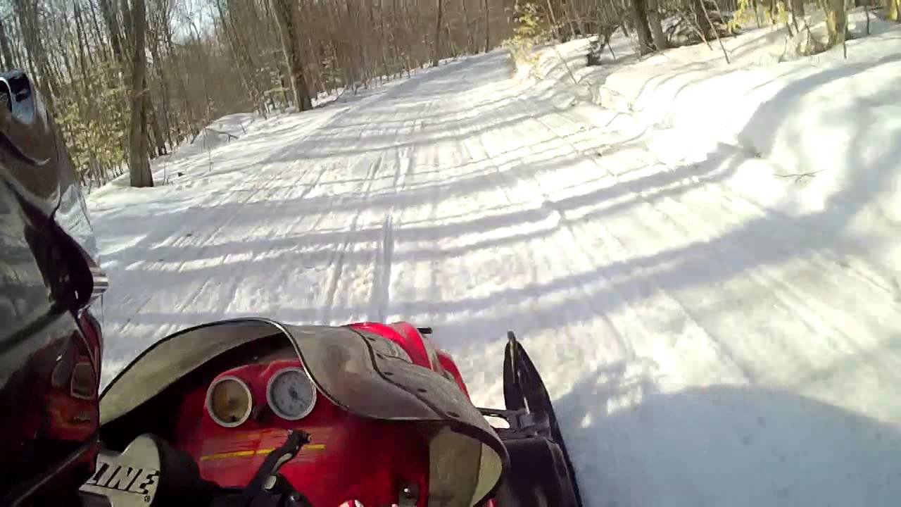 Redline Revolt 800 in the UP late April 2013 - YouTube