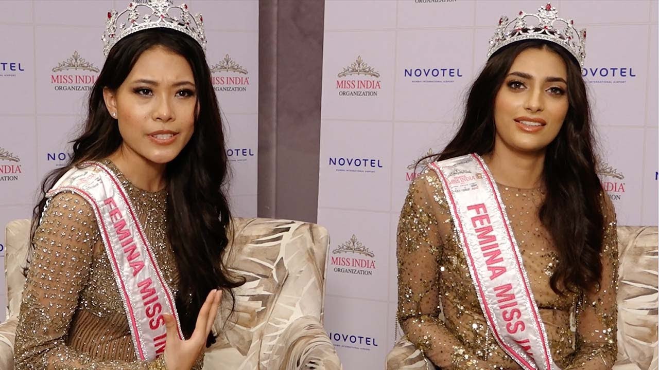 Femina Miss India 2023: Shreya Poonja and Strela Thounaojam interact ...