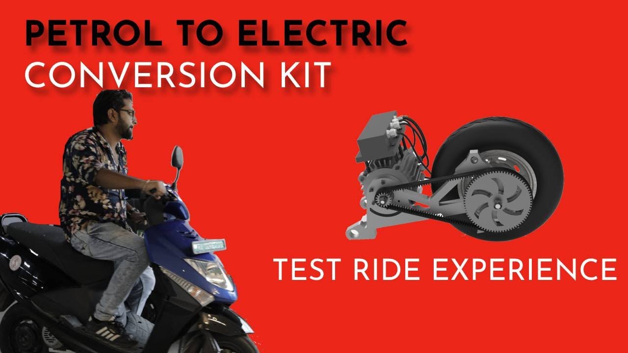 Starya Retrofit Scooter Test Rides At Bengaluru | Petrol To Electric ...