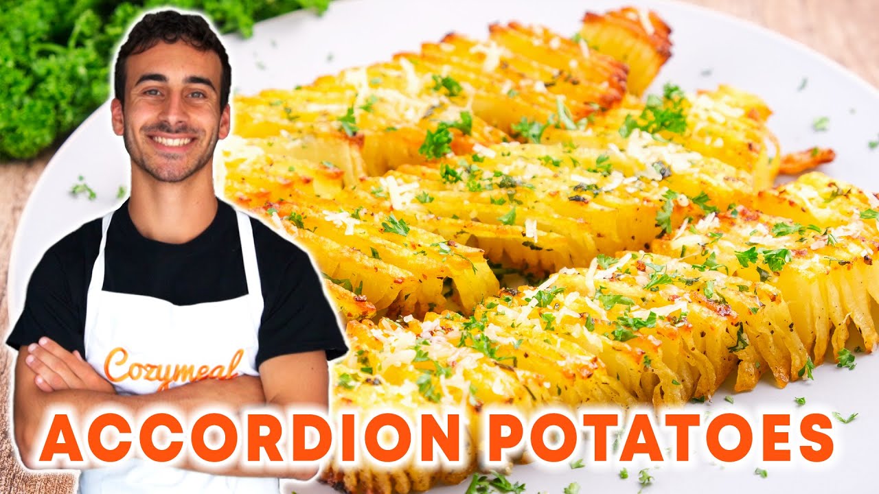 Turn A Potato Into 3D ART 🥔👀 With This Accordion Potatoes Recipe - YouTube