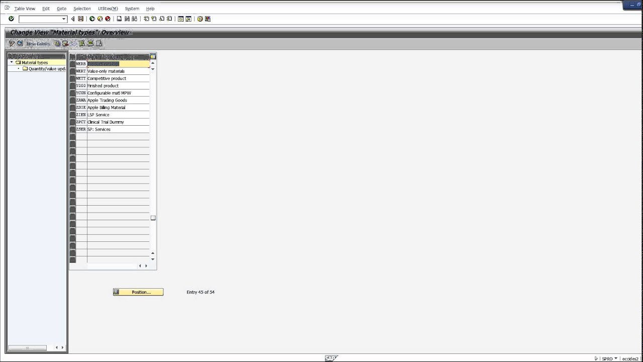 SAP MM - Material Types - YouTube