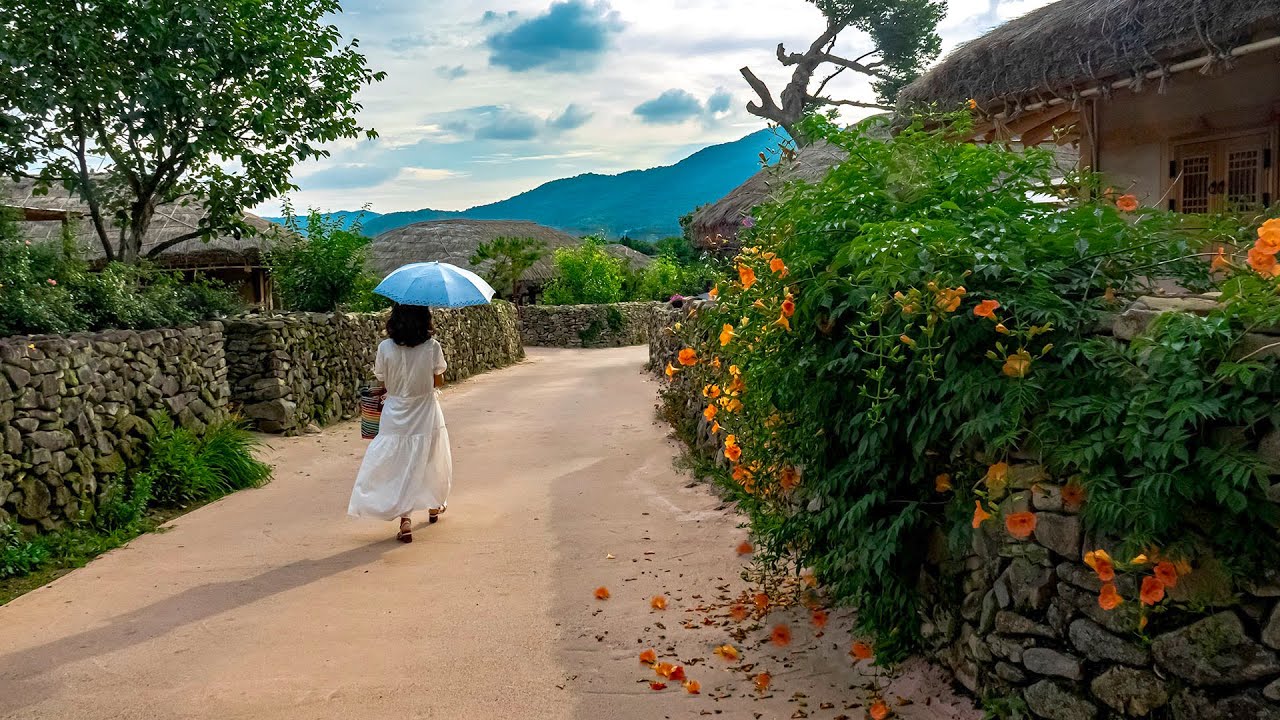 아산 외암 민속마을 - YouTube