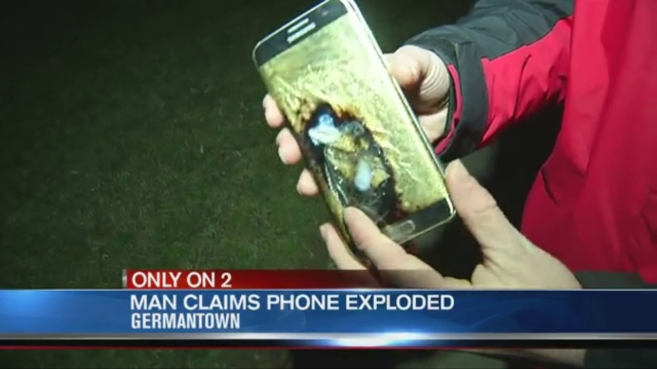 Samsung Galaxy S7 Edge Exploded Again! - YouTube