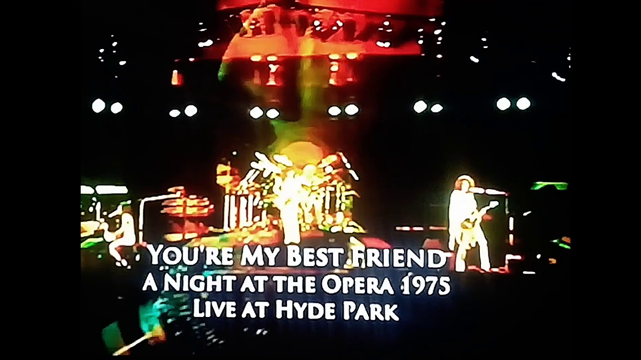 Queen you're my best friend EN VIVO - YouTube