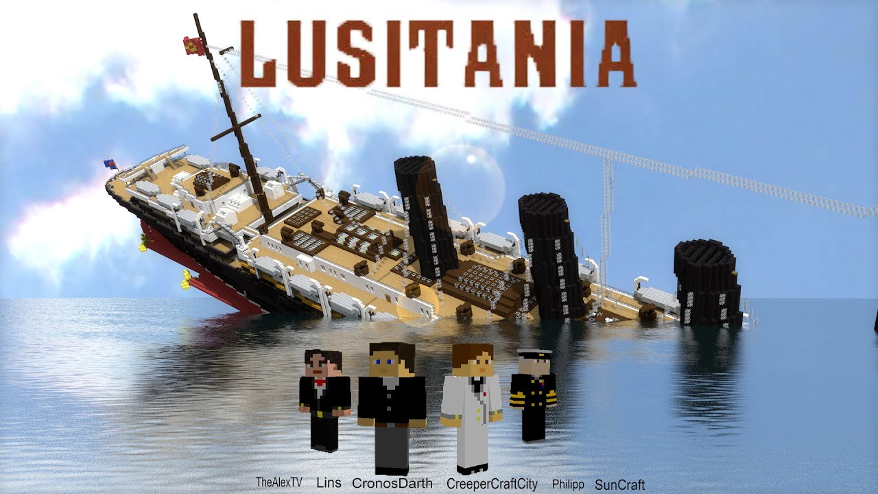 Sinking Of The Lusitania Map