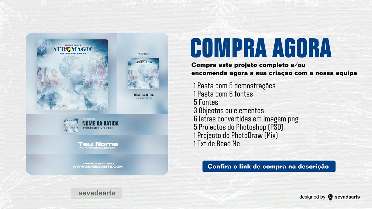 Capas para vendas de Beats na internet | Photoshop | PhotoDraw | Compra Projectos PSDs e MIXs ...