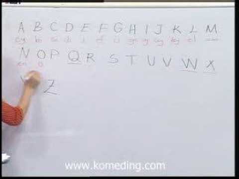 İngiliz Alfabesi - YouTube