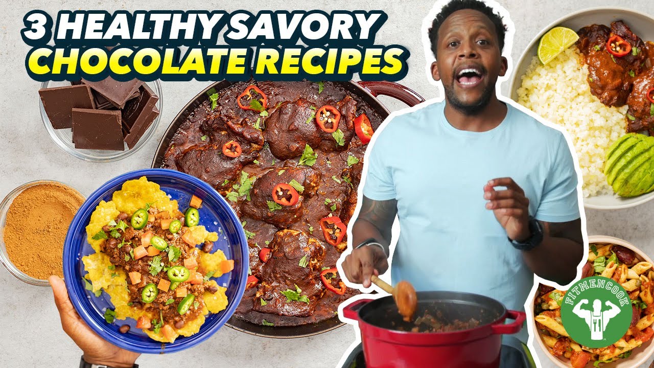 3 Healthy Savory Chocolate Recipes - YouTube
