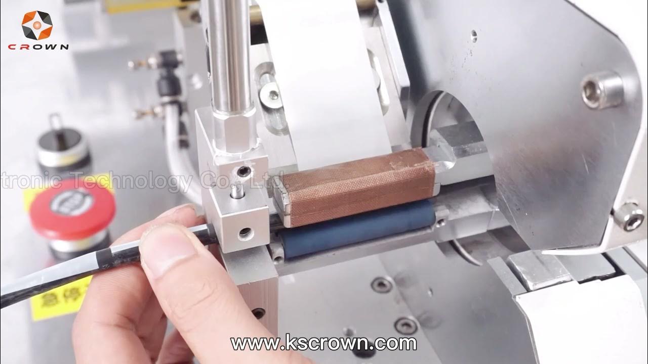 Cable Labeling System ZCUT-660, Wire Label Application Machine - YouTube