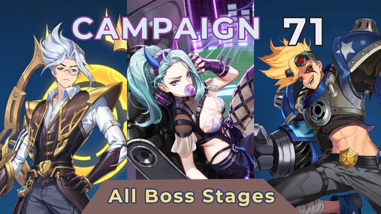 Campaign 71 All Boss Stages |Mobile Legends: Adventure - YouTube
