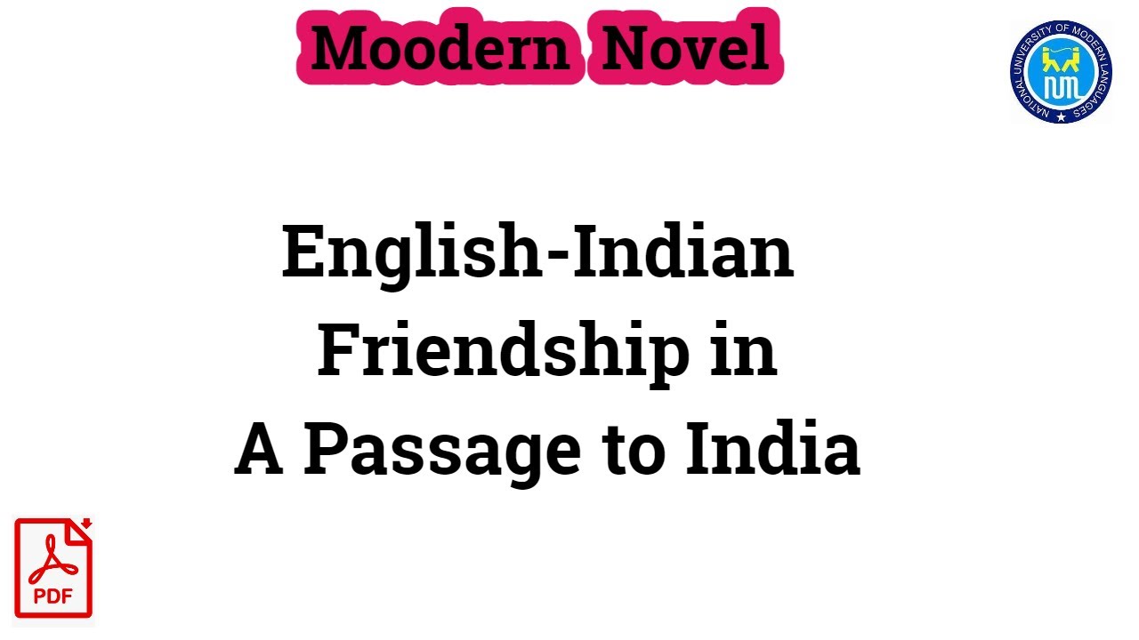 A Passage to India | themes in a passage to india | English-Indian ...