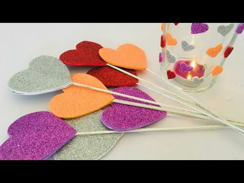 GLITTER FOAM SHEET BEST CRAFT IDIA//DIY BIRTHDAY DECORATION IDIA🎉🎊 ...