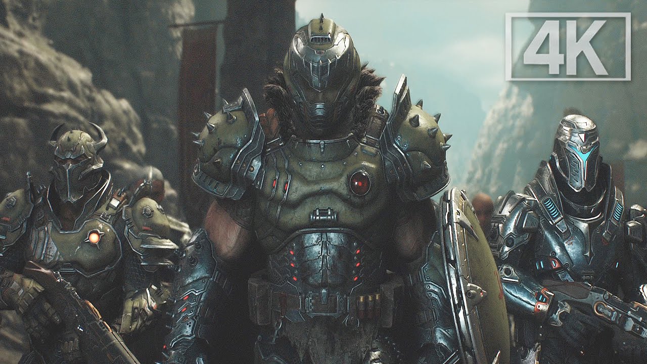 Doomguy Leads Humans Into Hell - DOOM The Dark Ages - YouTube