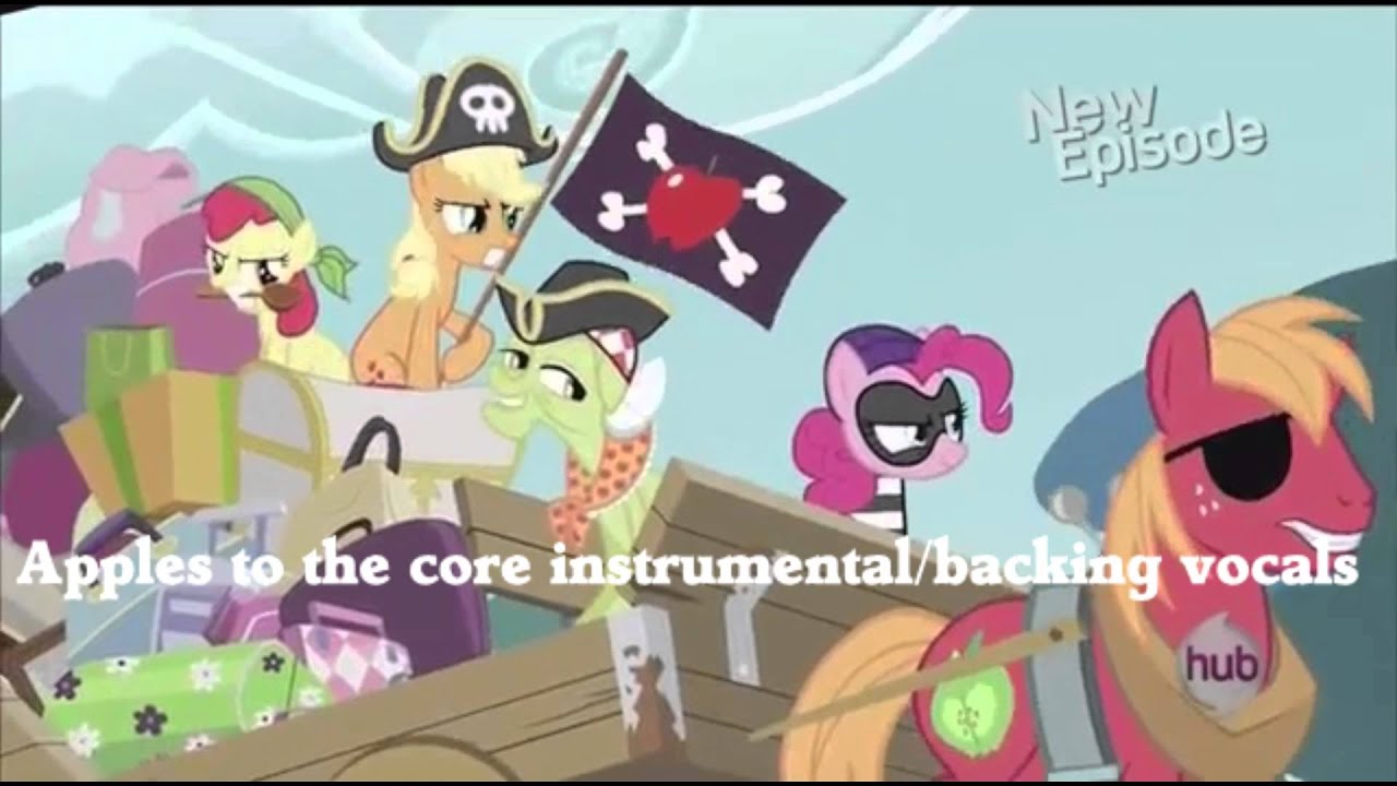 Apples to the core instrumental/backing vocals - YouTube