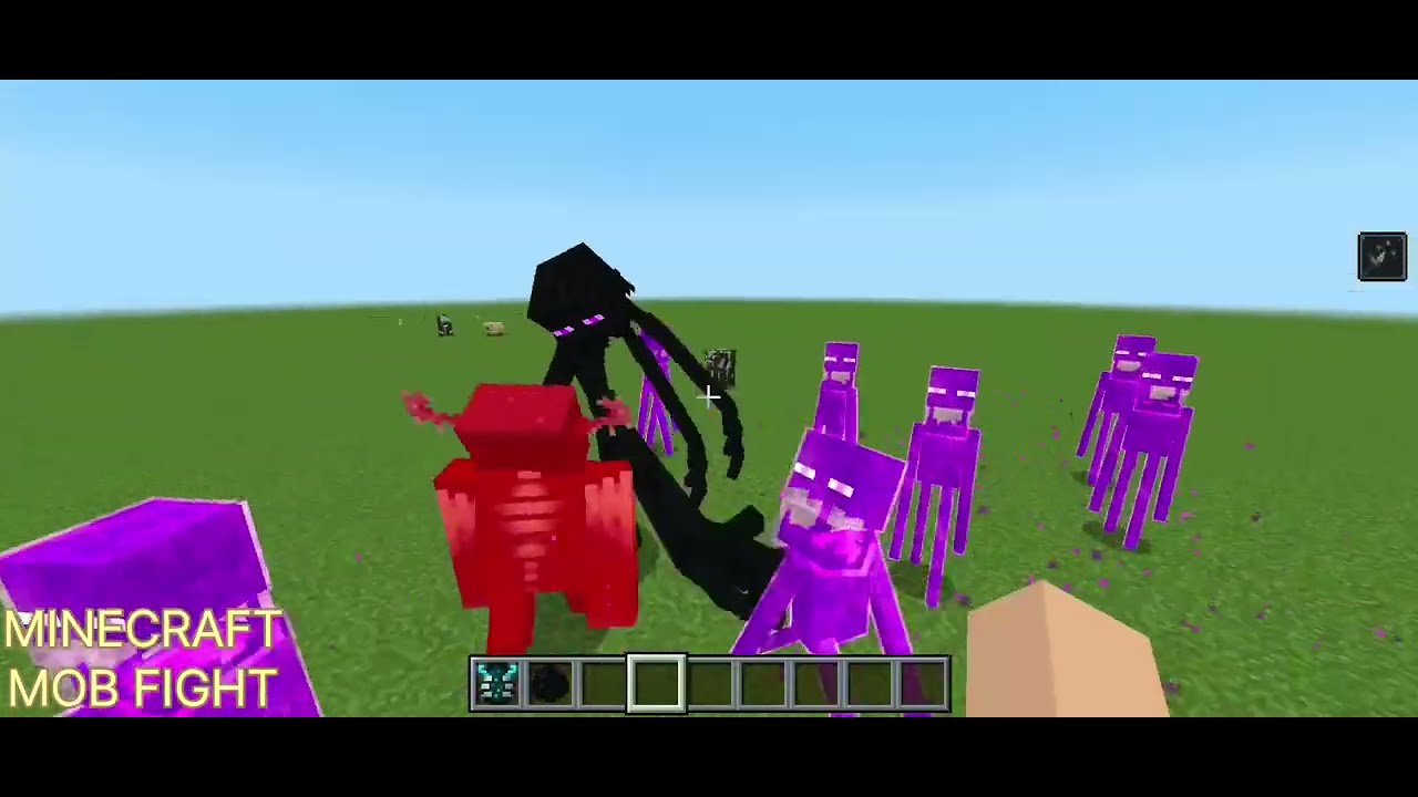 Minecraft mutant mob fight || mutant mob boss and fight - YouTube