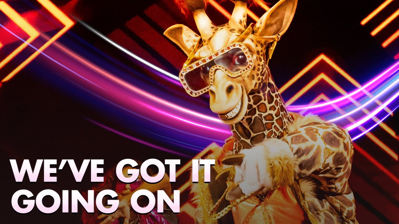 Giraf - ‘We've Got It Goin' On’ | The Masked Singer | seizoen 4 | VTM ...