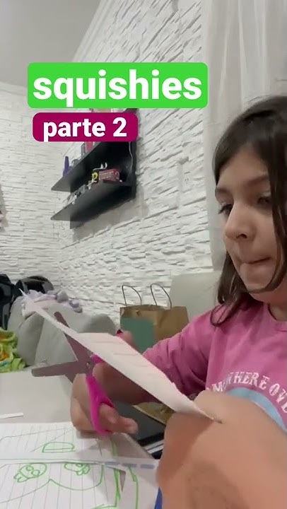 cómo hacer un squishies de papel casero (parte 2) - YouTube