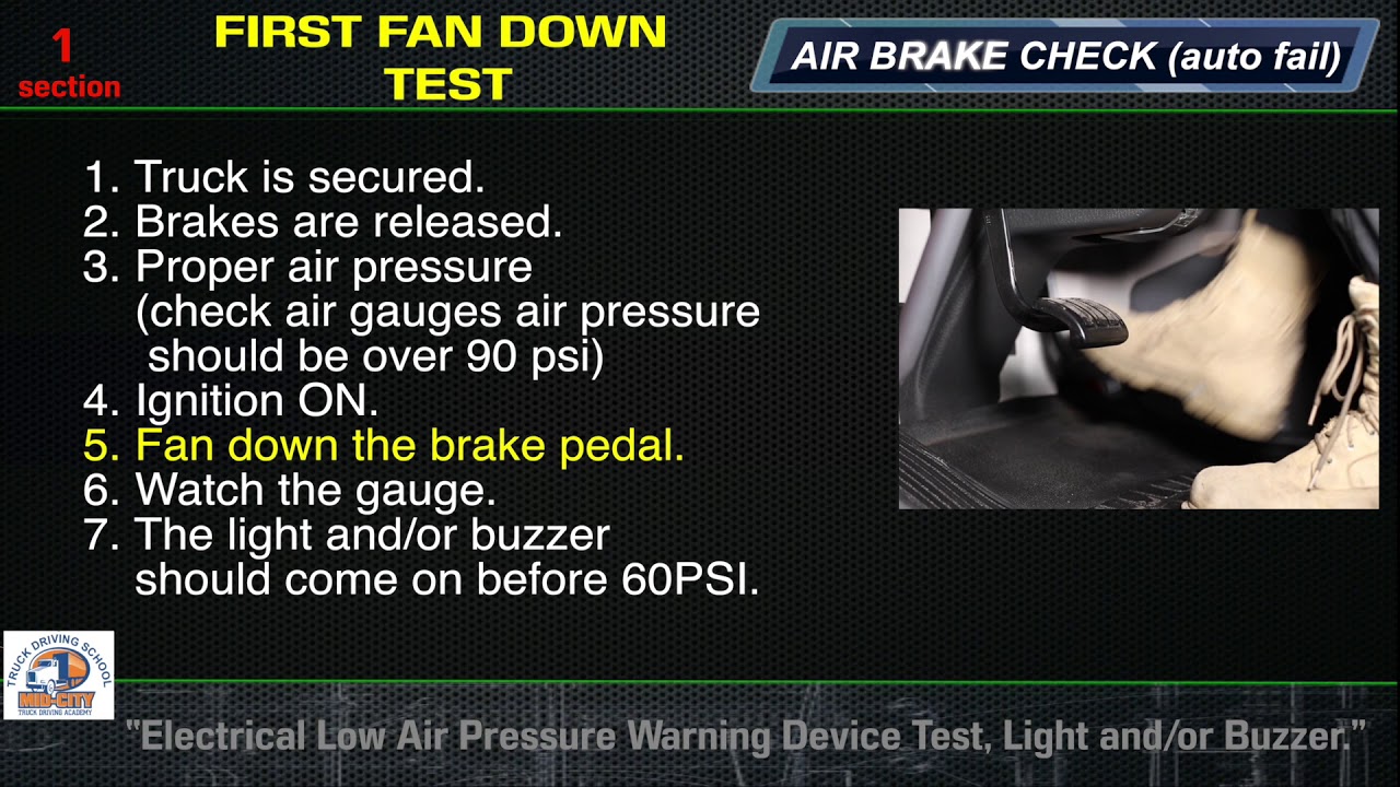 Air Brake Test Procedure Alberta at Adan Hillyard blog