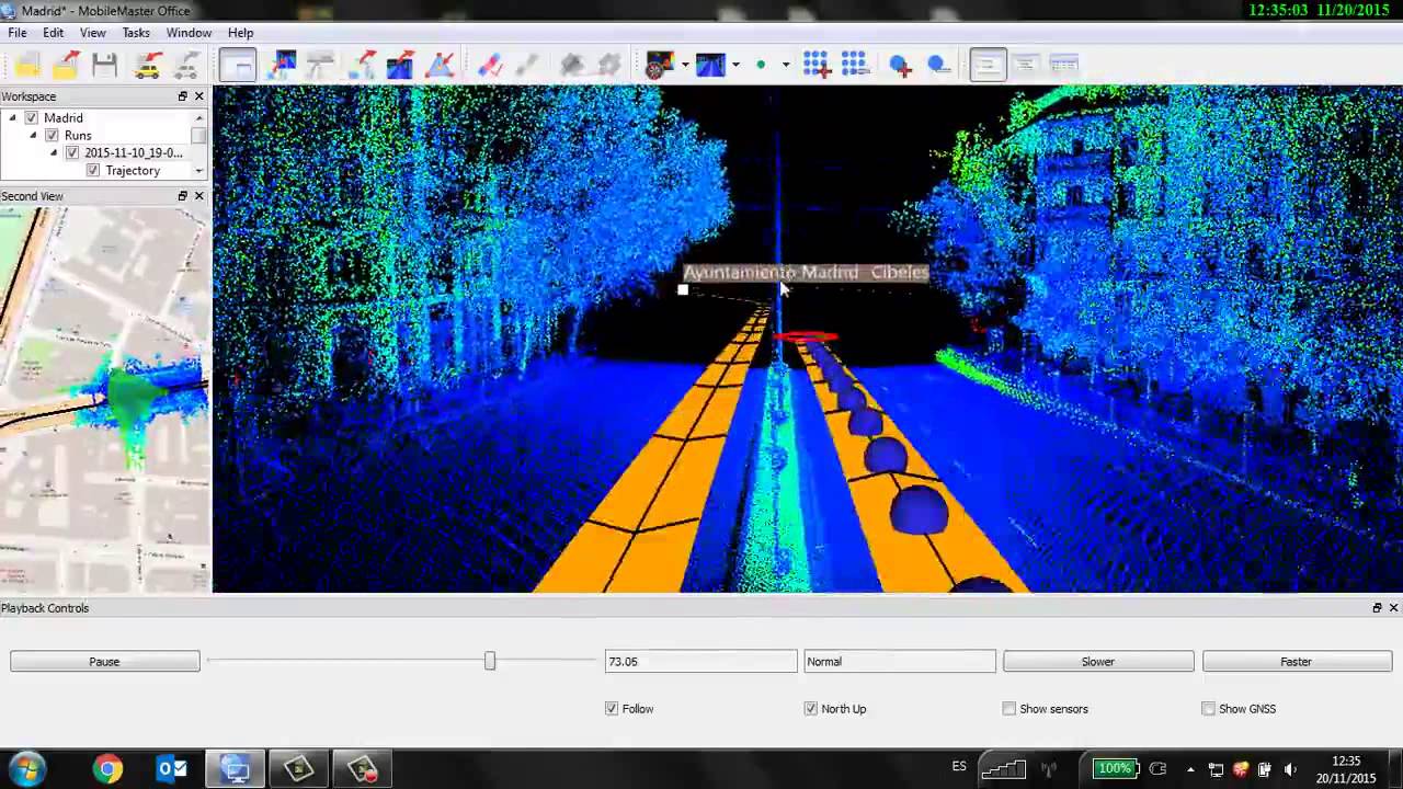 Recorrido por Madrid - Topcon IP-S3 Mobile Mapping - YouTube