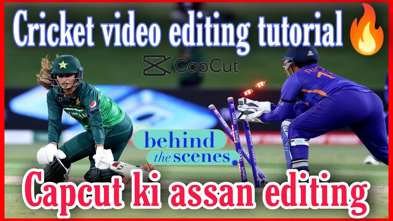 Cricket video editing app | tikok cricket video editing | cricket video ...