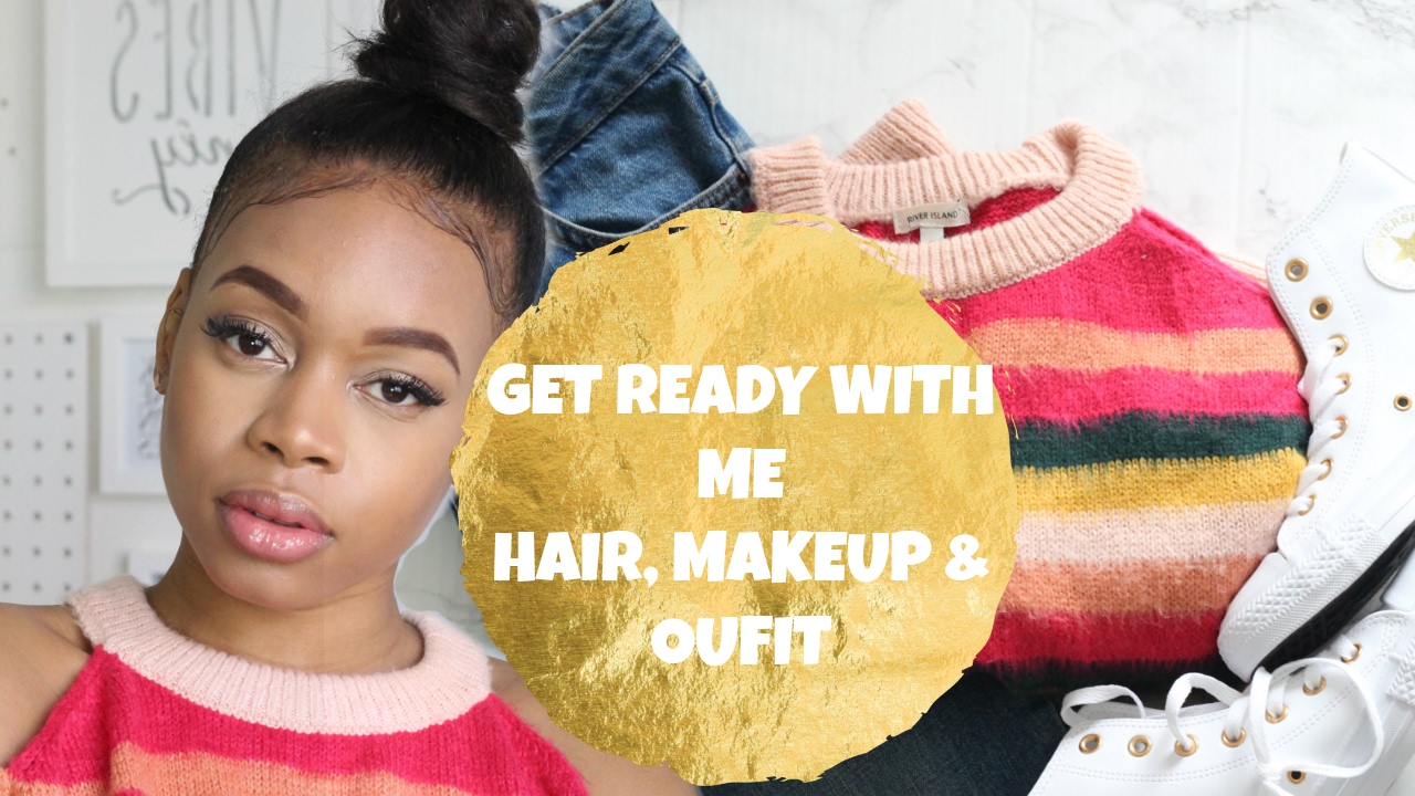 Get Ready With Me| Hair, Makeup & Outfit - YouTube