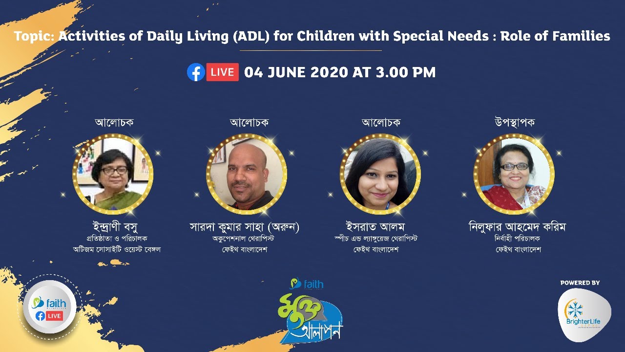 Activities of Daily Living (ADL) for Children with Special Needs : Role ...