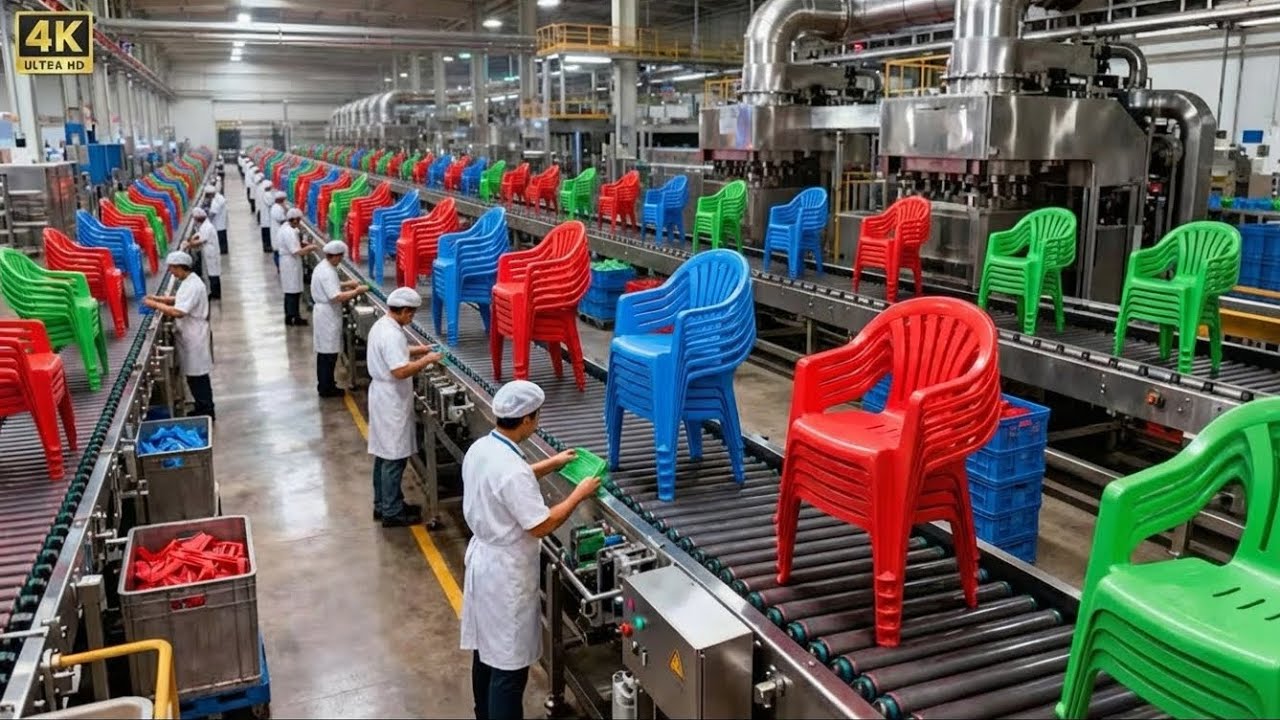 Inside the Chair Factory | Mass Production of Chairs | How It's Made ...