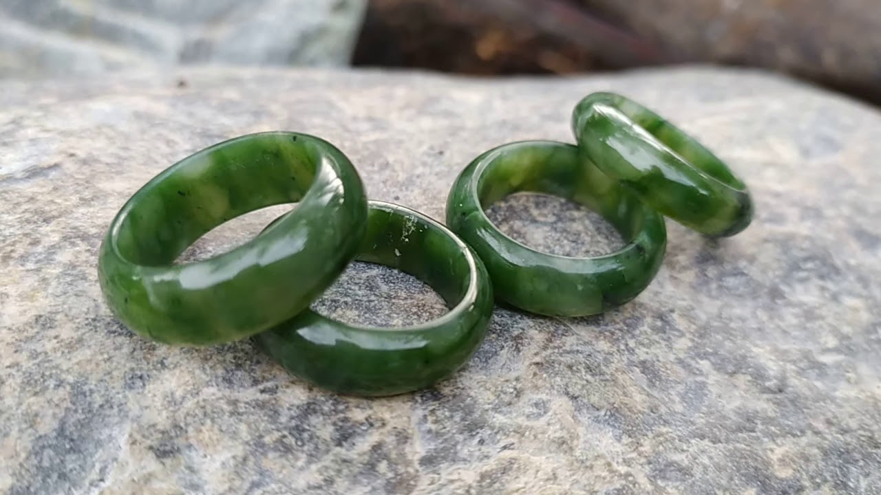 NATURAL RING BATU GIOK ACEH DIM 19 MM - YouTube