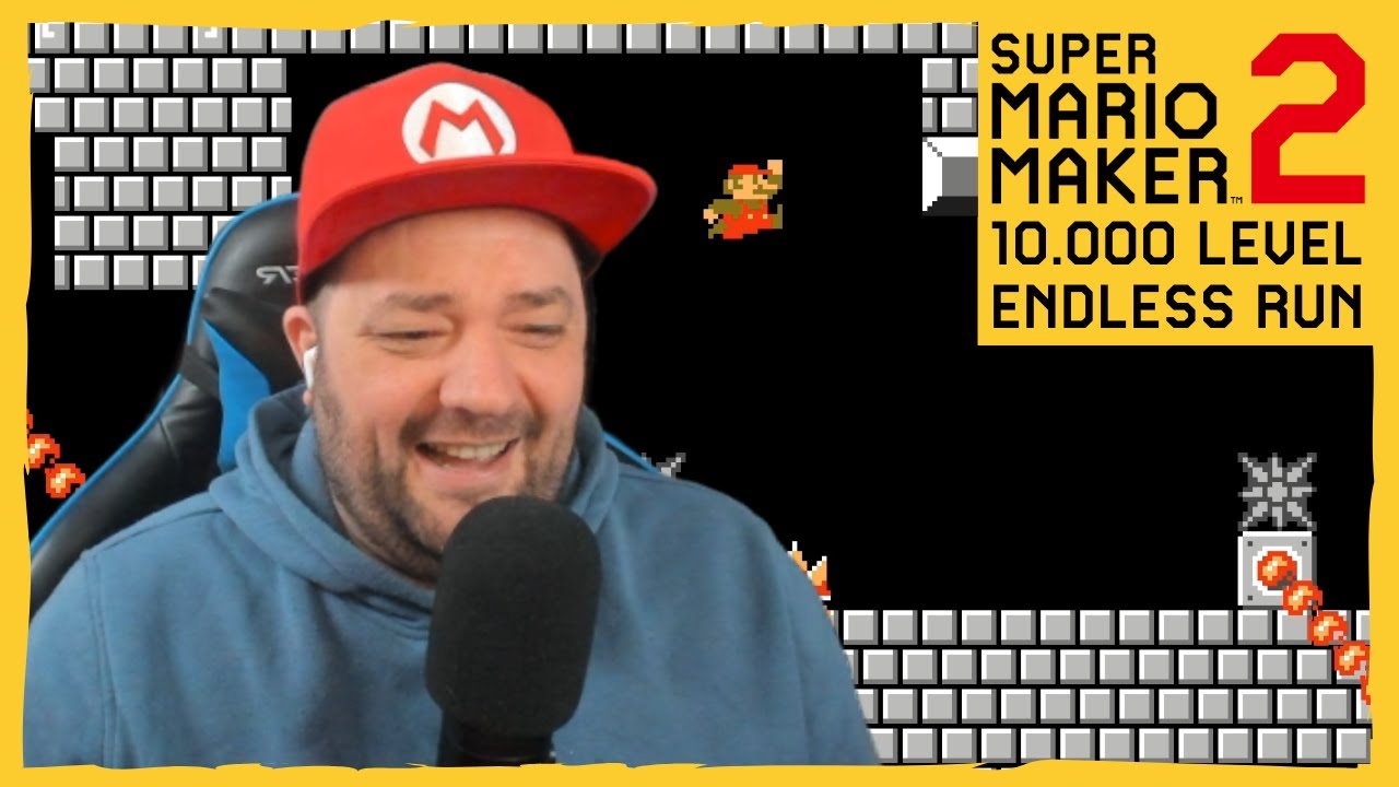 1969+ | 10K Endless RUN | 10000 Level Mario Maker 2 Challenge - YouTube