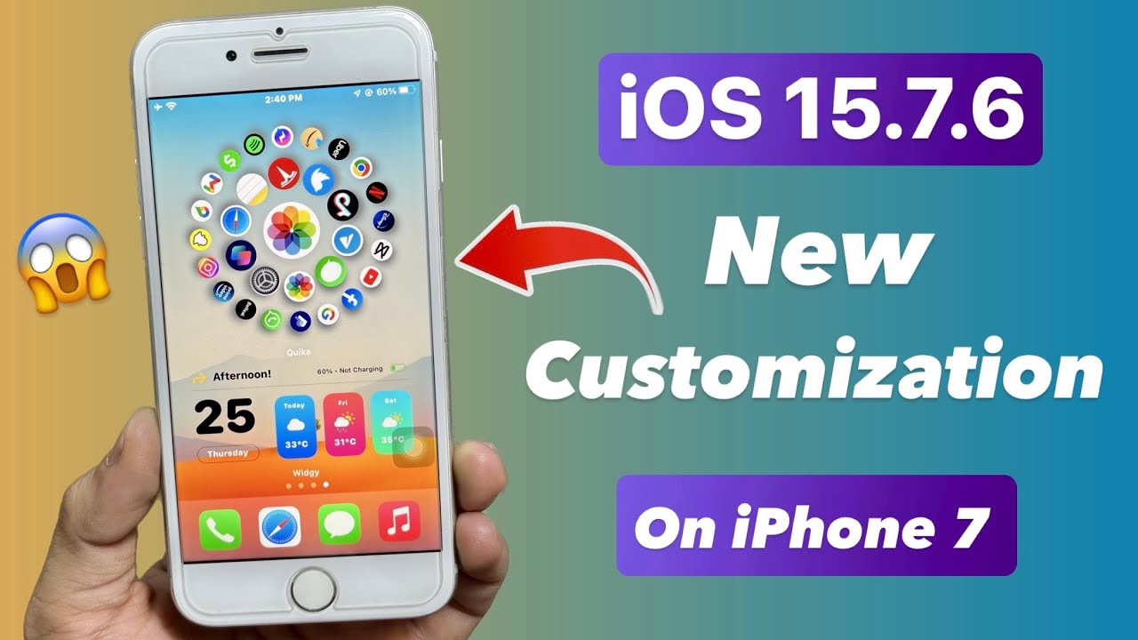 New iPhone 7 Customization (2023) - iOS 15.7.6 New Custom Features on ...