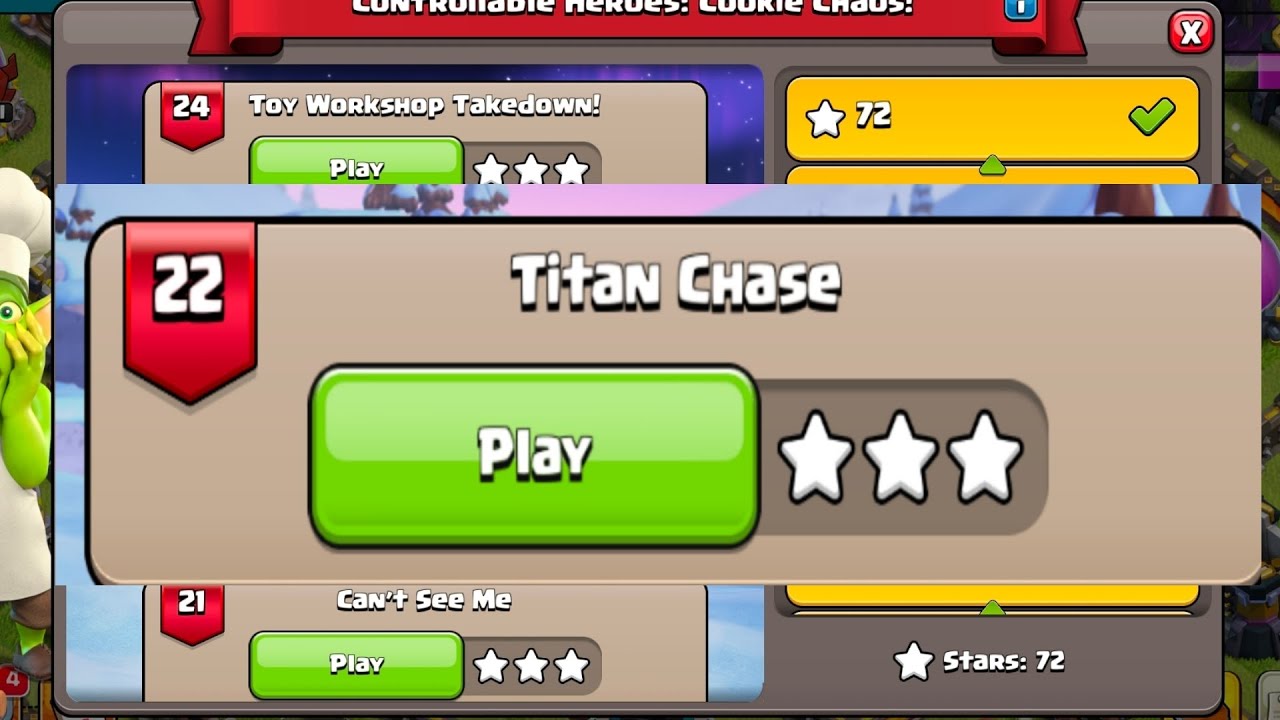 HOW TO 3 STARS IN TITAN CHASE IN COC - YouTube