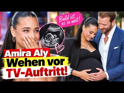 Amira Aly bekommt plötzlich Wehen kurz vor ihrem TV Auftritt