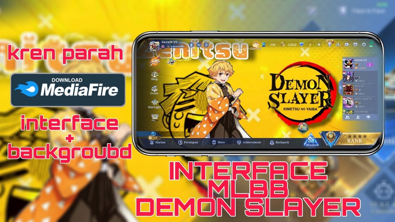 Interface mlbb demon slayer terbaru | interface terbaru mlbb - YouTube
