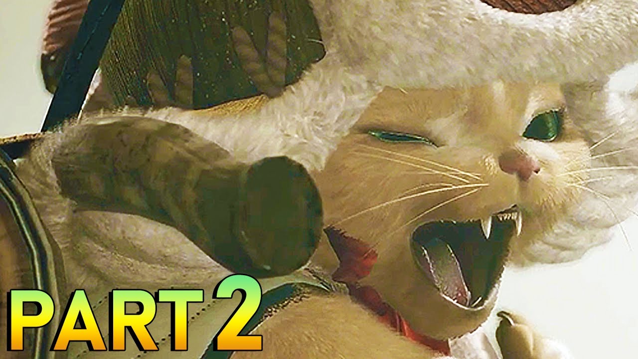 Monster Hunter Wilds Gameplay Walkthrough -Part 2- Cat Rescue - YouTube