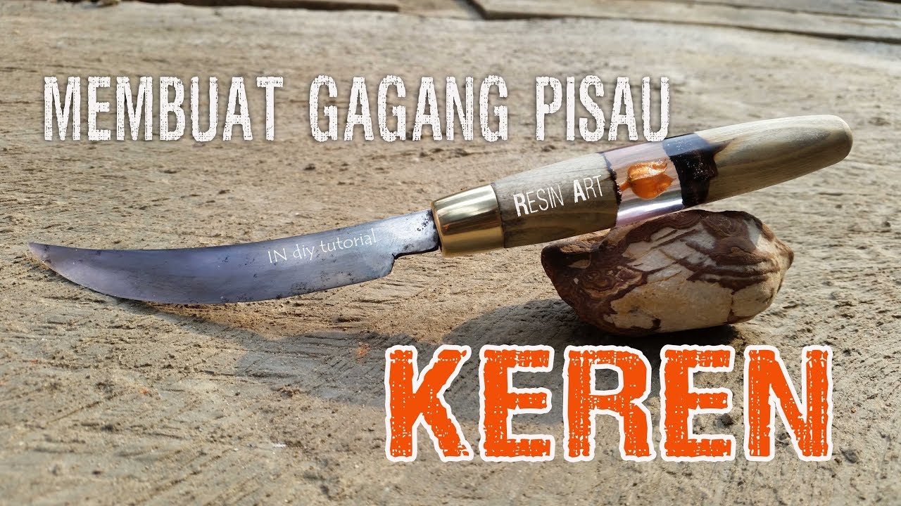 🔴Cara Membuat gagang pisau keren | Resin Art - YouTube