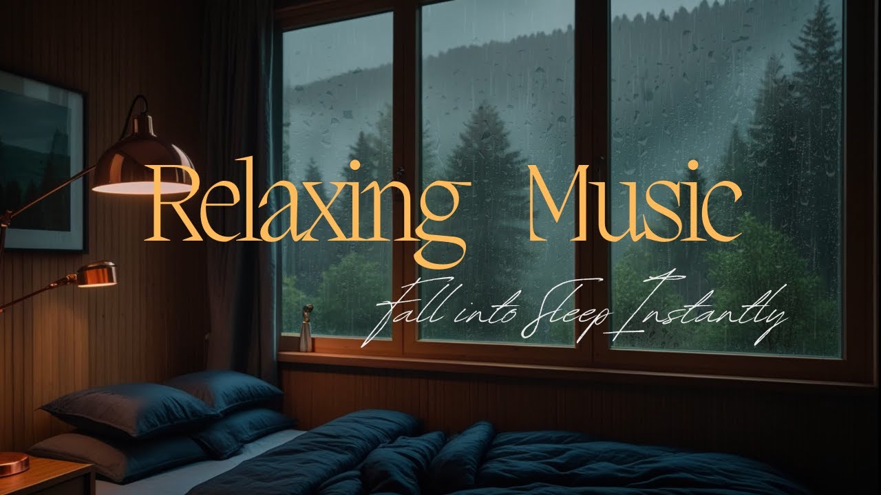 FALL INTO SLEEP INSTANTLY. Soft Rain and Piano for Sleep, Meditation ...