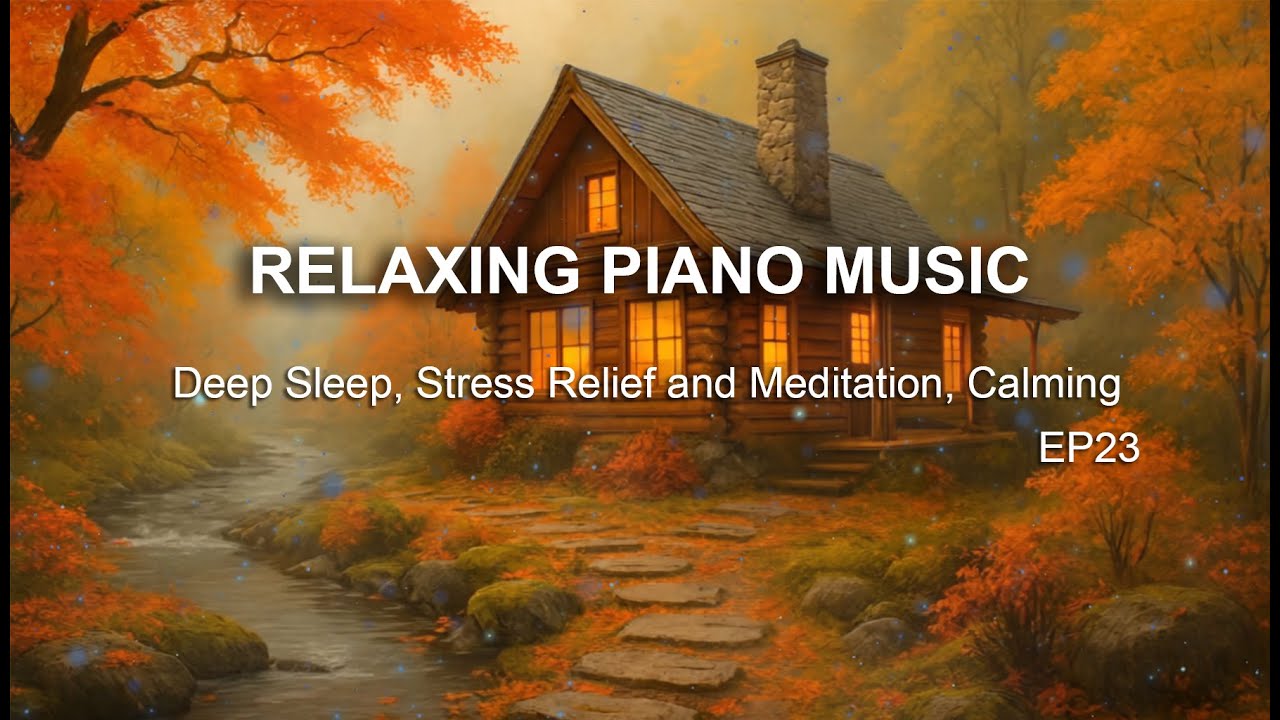 Relaxing Piano Music with Water Sound for Deep Sleep, Stress Relief and ...