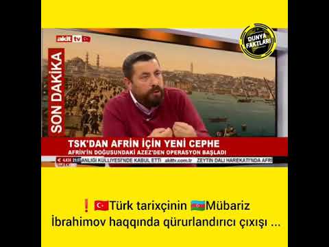 Türk tarixçinin Mübariz İbrahimov haqqında qürurlandırıcı çıxışı.