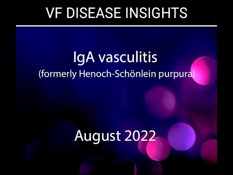 IgA Vasculitis - Vasculitis Foundation