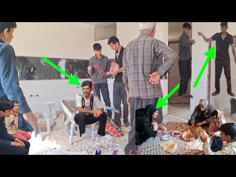 😱Mr. Salar is looking for work, starts building a house with Master Mohammad and an exciting+event