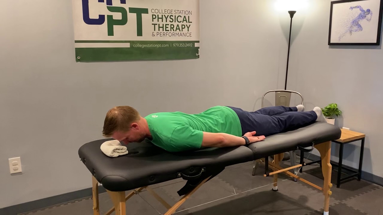 Prone Cervical Retraction - YouTube