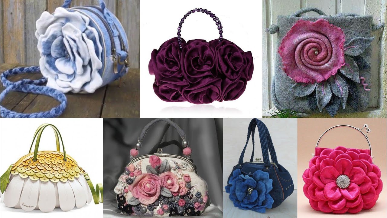 Beautiful flower bags/Rose Flower Shape Purse & Clutch bags # ...