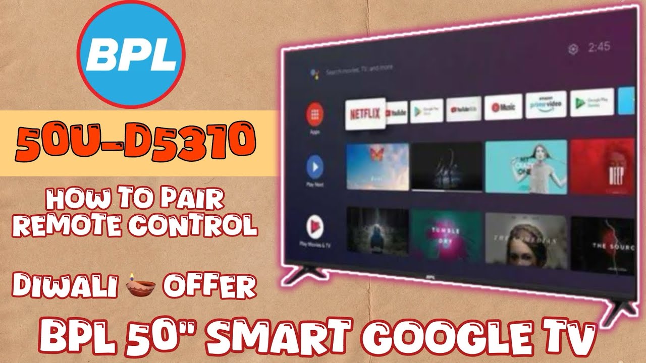 BPL 50 INCH SMART ANDROID GOOGLE LED TV REVIEW || BPL 50U D5310 | HOW ...