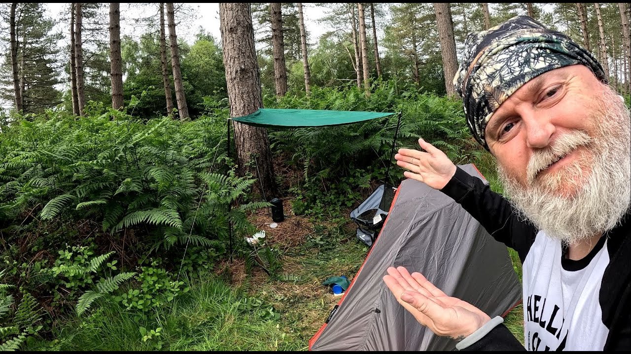 stealth tent camp with 4 new toys to play with - YouTube